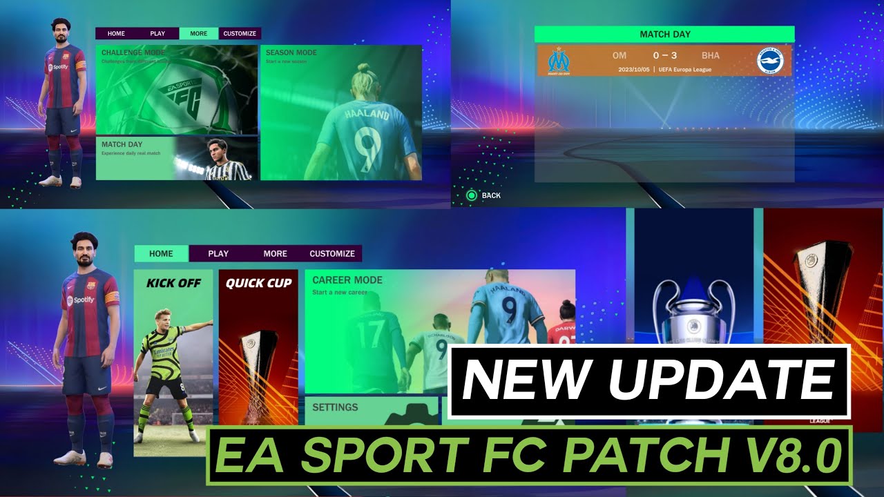 FIFA 16 Mobile | Update EA Sport FC Patch V8.0 | New Matchday Mode | EAFC 24 - YouTube