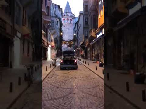 GALATA KULESİ ARAÇ DIŞ ÇEKİM MÜSLÜM BABA INSTAGRAM #SNAP #STORY