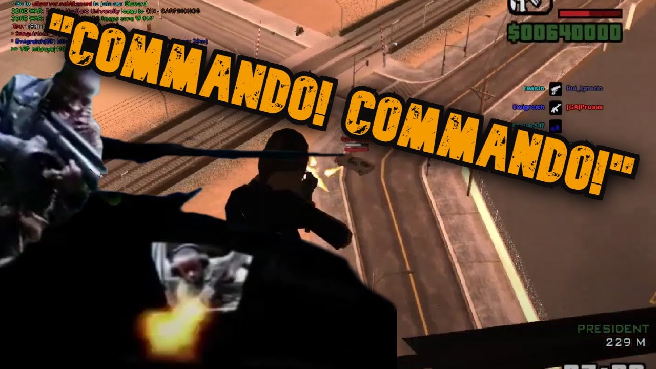 "Commando! Commando!" | GTA SAMP | UIF PTP |memes| Gameplay #45 - YouTube