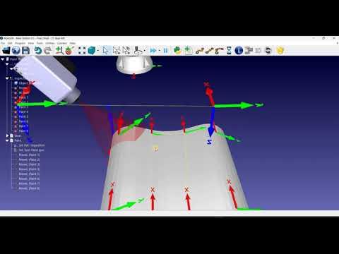 Painting with Cobot via RoboDK program - YouTube