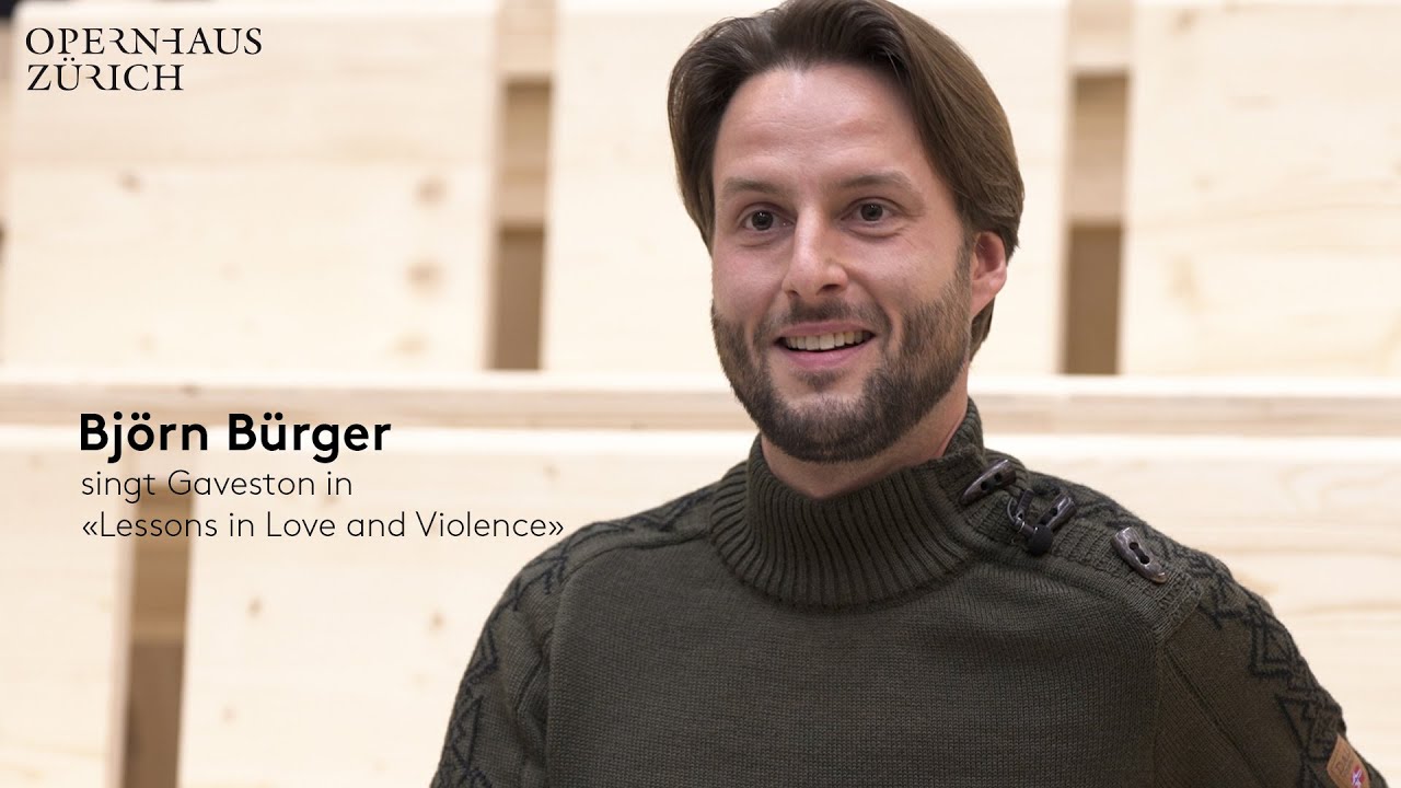 Björn Bürger singt Gaveston in «Lessons in Love and Violence ...