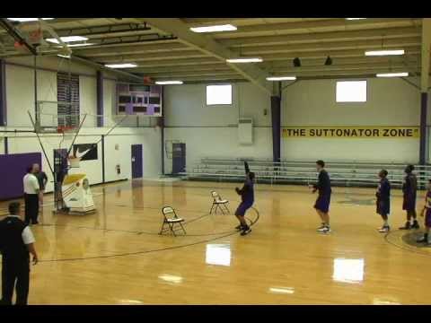 Basketball Shooting Machine - The Gun - by Shoot-A-Way Shot Fake Drill ...