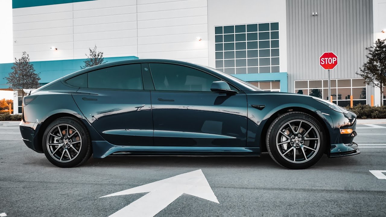 Yofer Side Skirt for the Tesla Model 3 by HiRev Sports (Part 2) - YouTube
