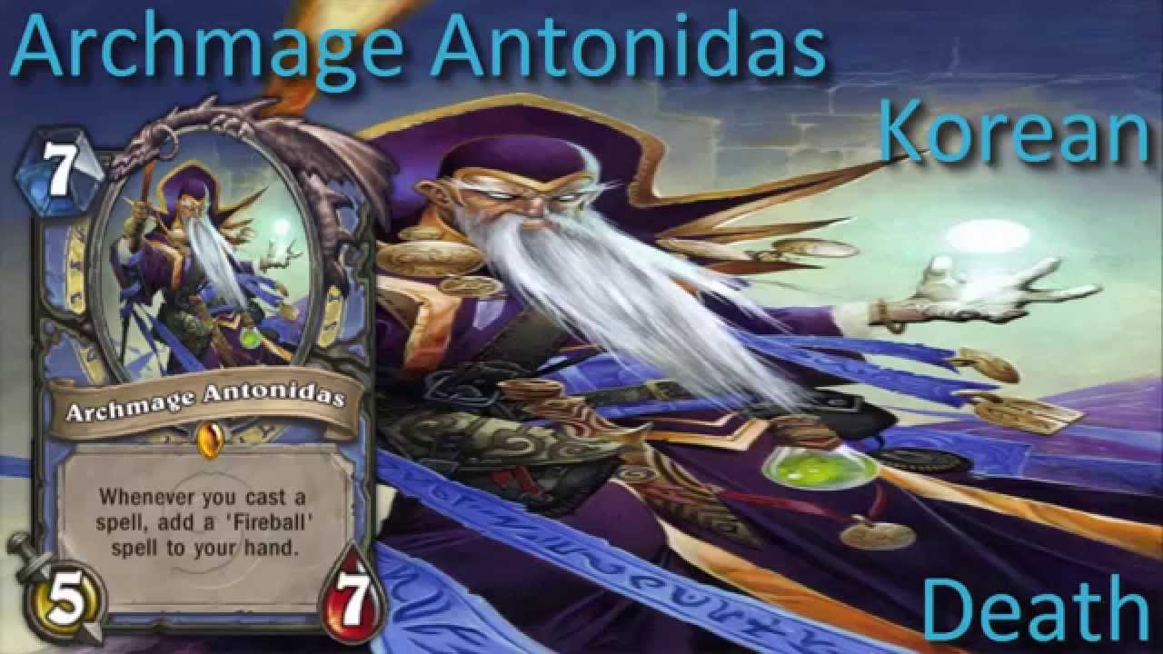 Archmage Antonidas card sounds in 12 languages -Hearthstone - YouTube