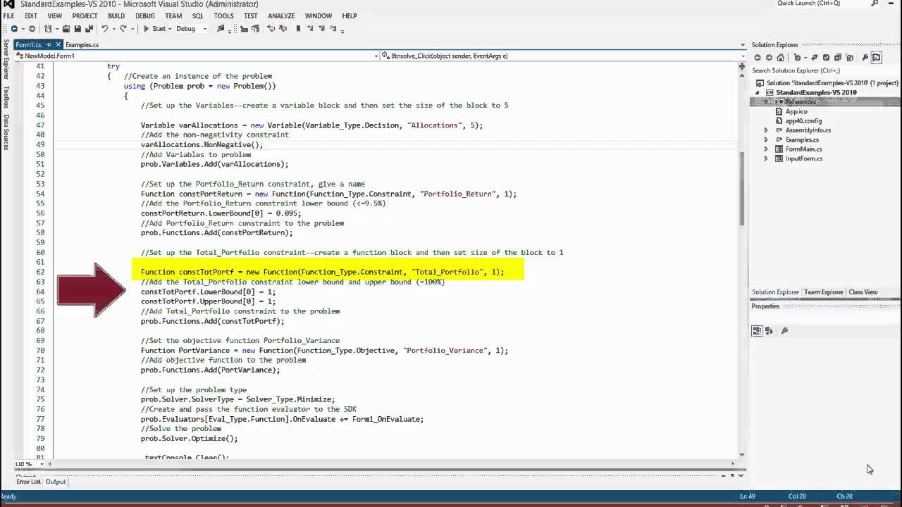 Building a Markowitz Portfolio Optimization Application Using Solver SDK Platform - YouTube