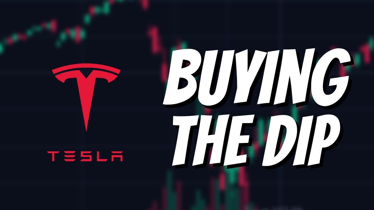 Someone is BUYING THE DIP heavy in Tesla Stock... - YouTube