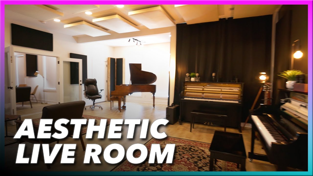 BEAUTIFUL Recording Studio in the Basement - YouTube