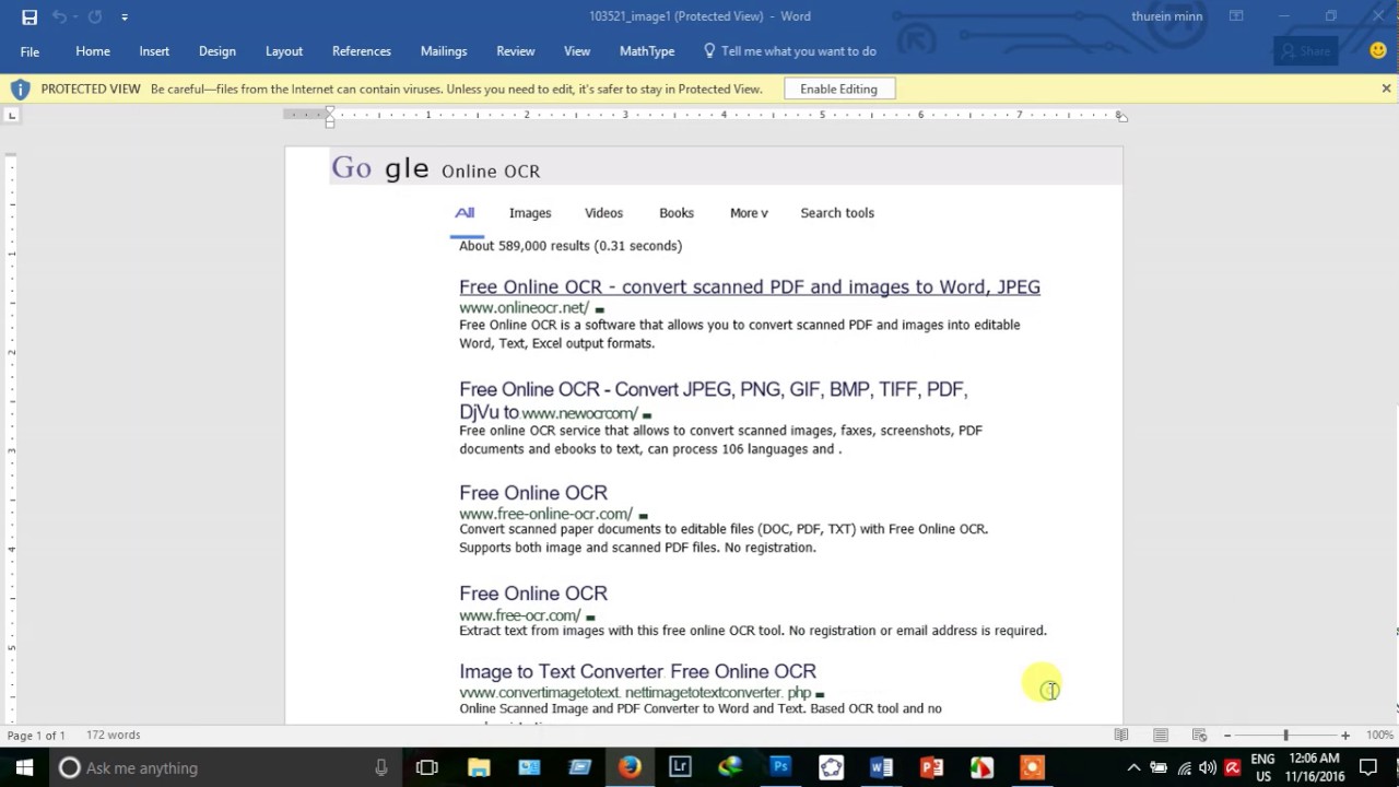 How To Convert Image To Editable Text Online YouTube How To Convert Image To Editable Text Online YouTube