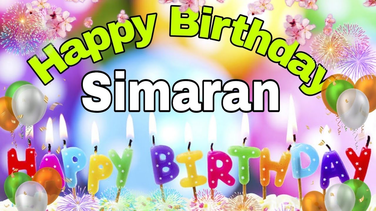 #HappybirthdaySimran#सिमरन# Happy Birthday song for Simran ...WhatsApp ...