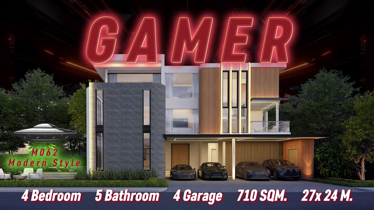 GAMER House | บ้าน ModernStyle ล้ำสมัยที่ตอบสนองการใช้ชีวิตสมัยใหม่กับ ...