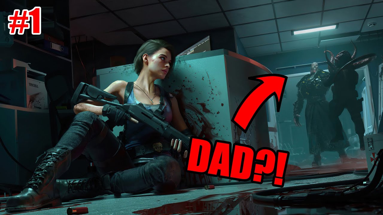 RE3: My Dad is Nemesis – Ep. 1 | He Hits Different (literally) - YouTube