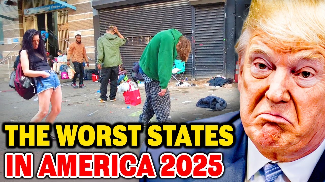 Top 10 WORST STATES to Live in America for 2025 - Discovery Documentary ...
