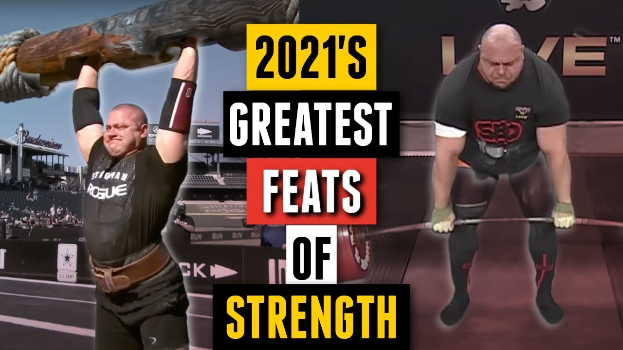TOP TEN MOST IMPRESSIVE STRONGMAN PERFORMANCES IN 2021 - YouTube
