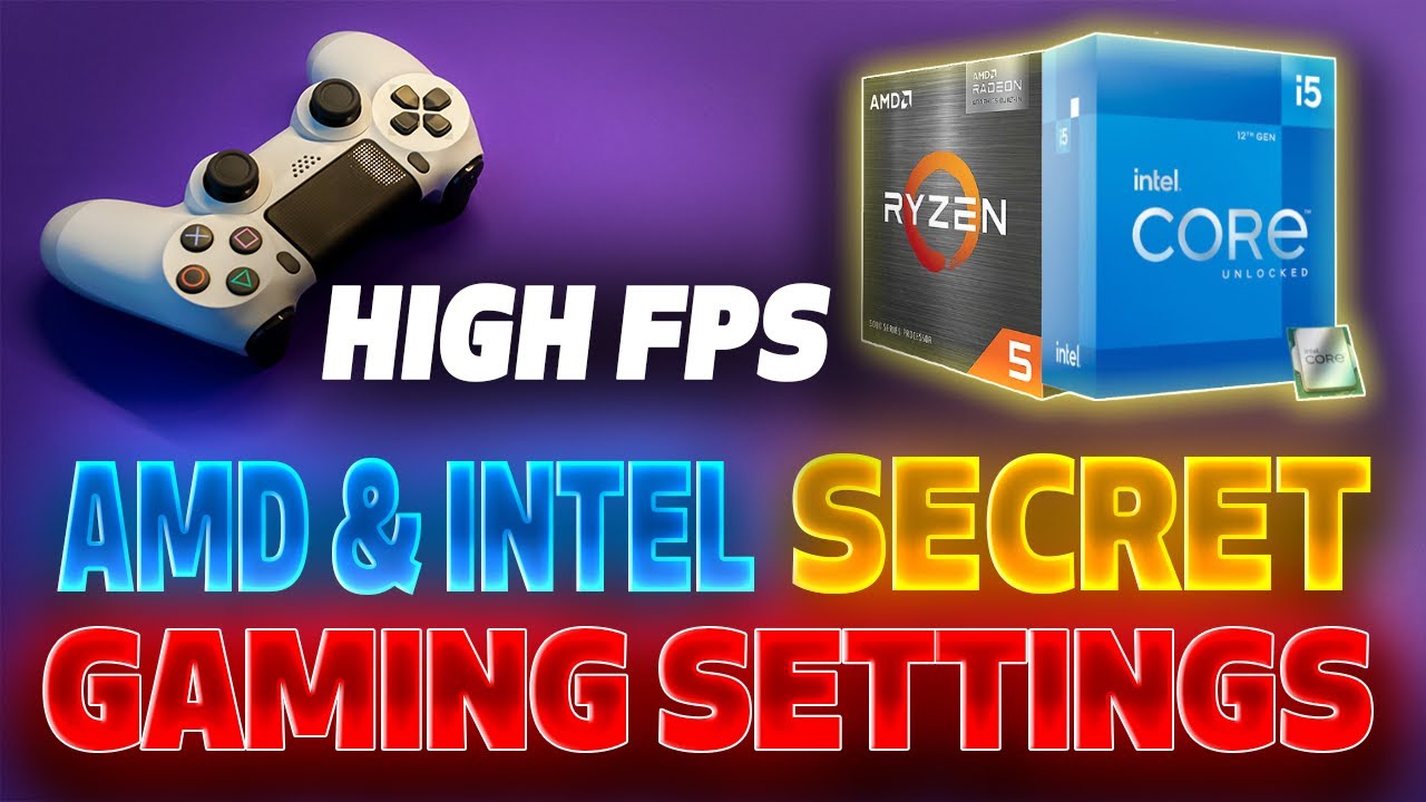 Ryzen 5 5600G ⚙️ AMD & INTEL Processor Gaming Secret Setting For Getting High FPS FREE FIRE ...