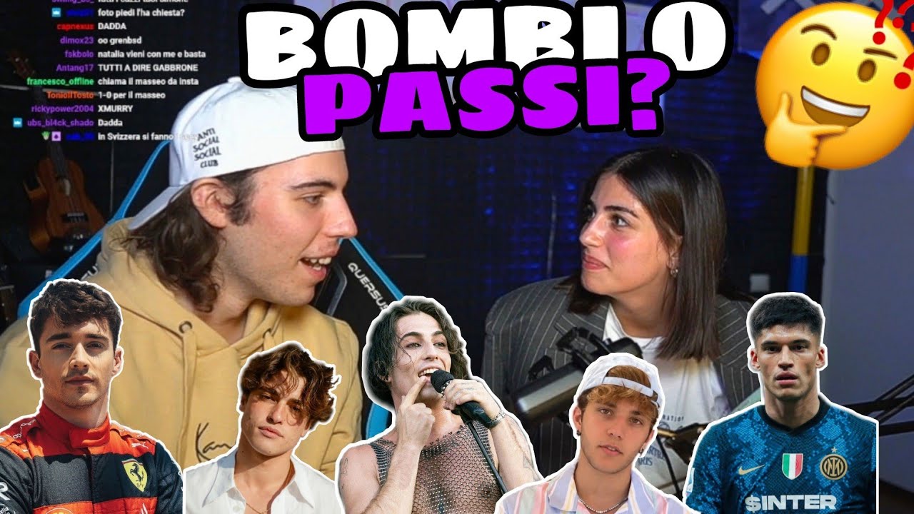 *BOMBI O PASSI??* con PERSONAGGI FAMOSI!! 😲 w/Natalia Maini - YouTube