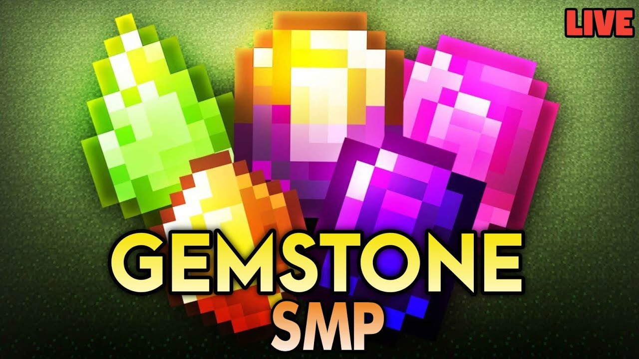 GEMSTONE SMP💎 FOR PUBLIC |UNLOCK YOUR POWER GEMS | Minecraft Live - YouTube