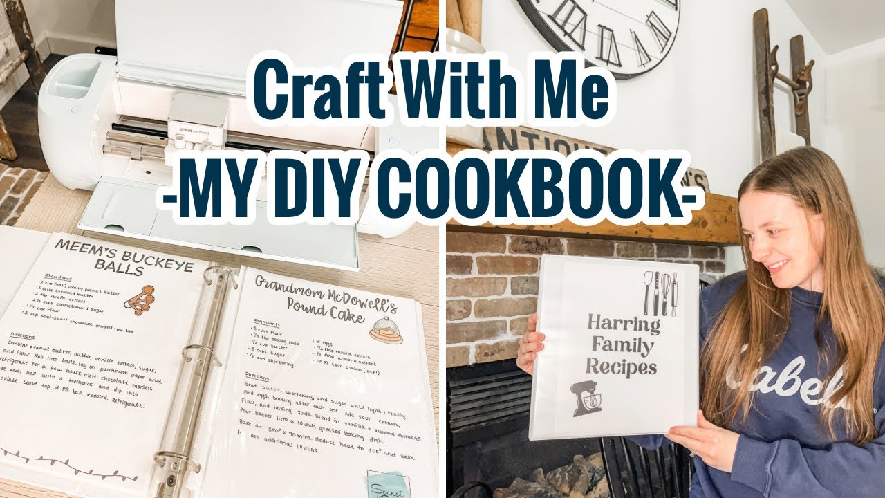 Crafting With Cricut | Sharing My DIY Cookbook | Cherishing Family ...
