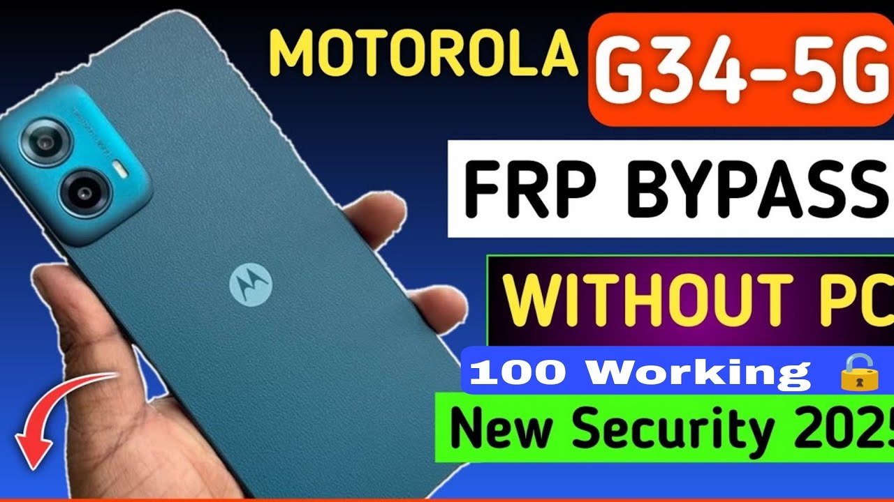 Android 15 - All Motorola Gmail Account Bypass | Moto G34 Frp Bypass New Solution 2025 - YouTube