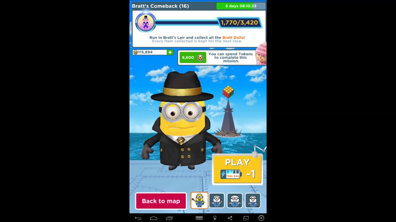 Despicable Me Minion Rush Bratts Workout S M Lap 2 7 8 Youtube