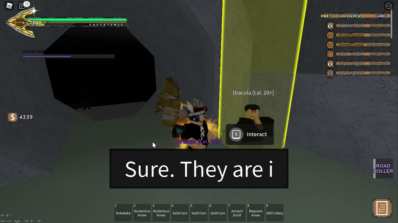 roblox yba - YouTube
