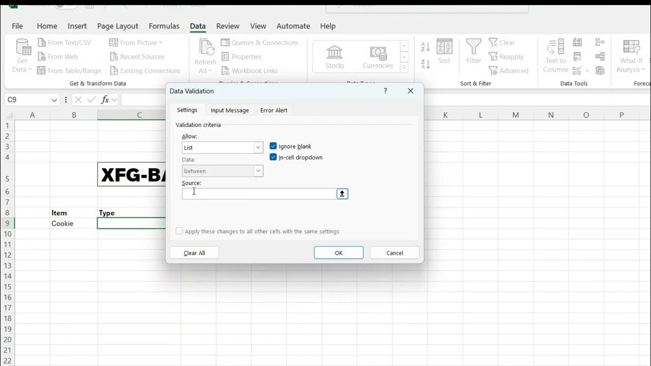 How to create order form in excel-Dropdown list - YouTube
