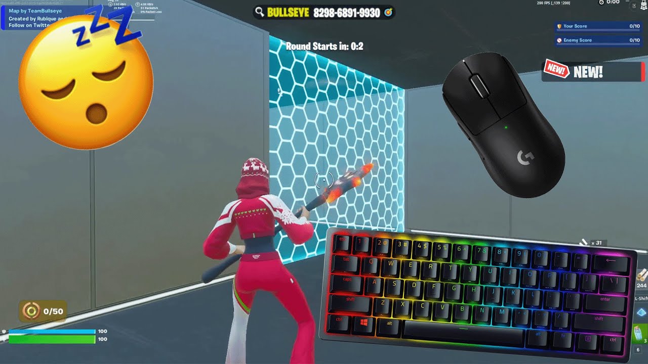 Razer Huntsman Mini Asmr 😻 1v1 Piece Control 😻 (Satisfying kbm sounds ...