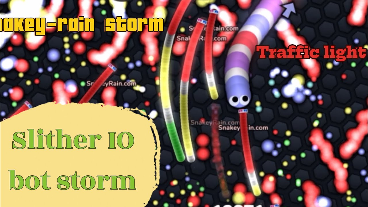 Snakey-Rain on Slither IO {2819} #slitherio - YouTube