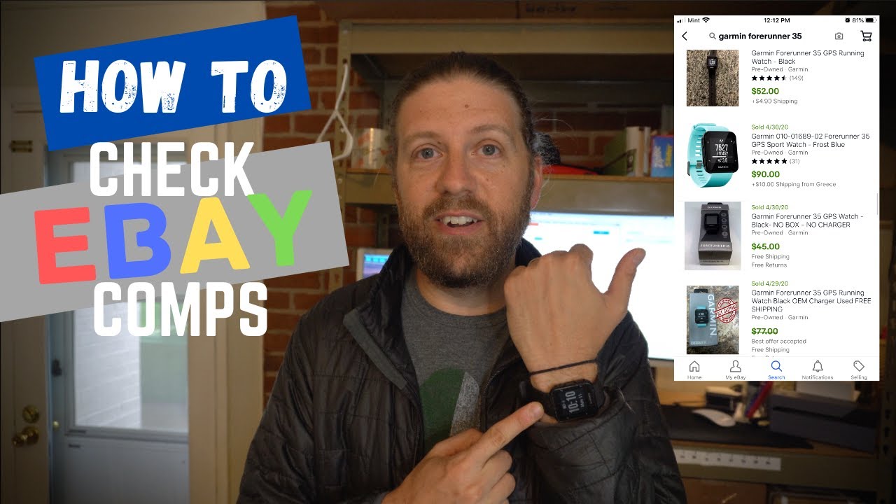 Completed Sold Listings- How To Check Ebay Sold Comps - YouTube