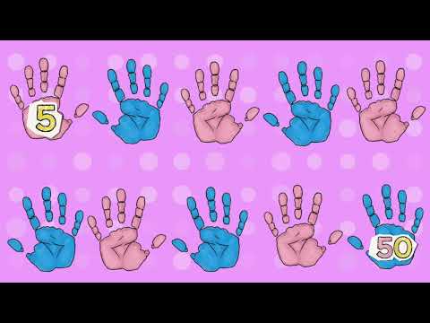 🎶5'er 5'er Sayı Sayma Şarkısı | 1. Sınıf Matematik Sayılar Şarkısı | Çocuk Şarkıları
