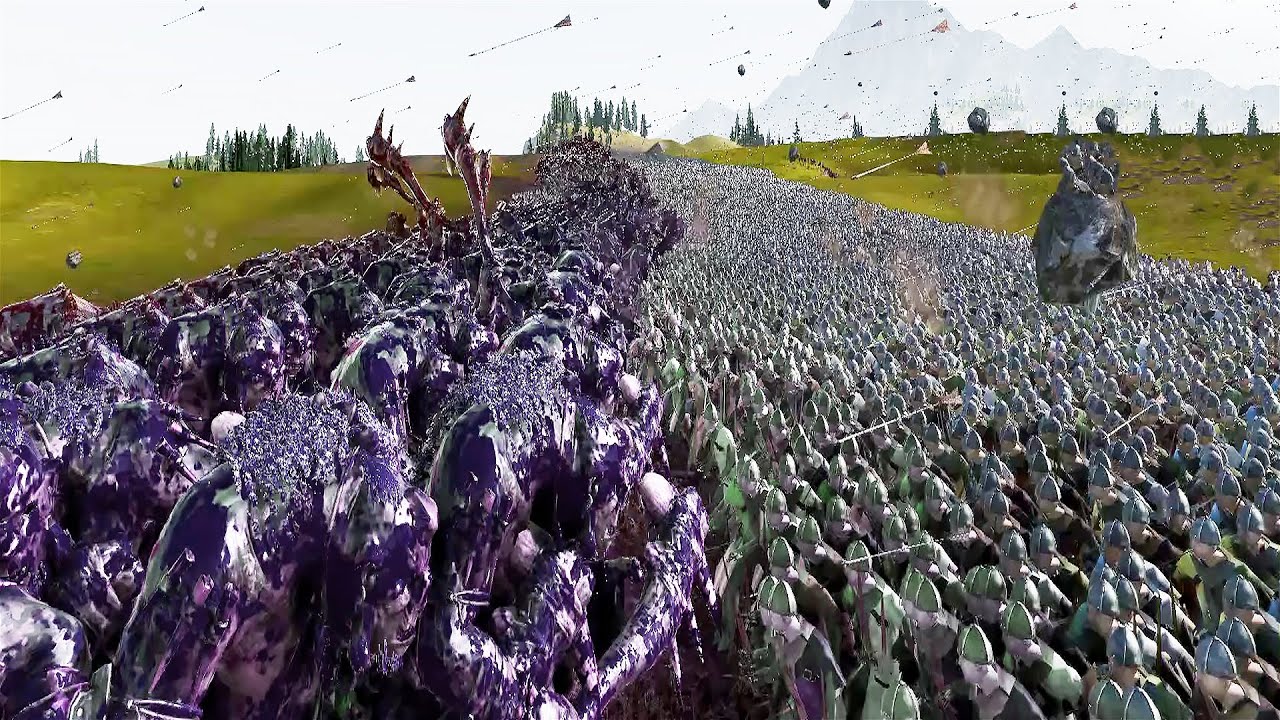 10000 ORCS vs 1000000 WARRIORS | Ultimate Epic Battle Simulator 2 - YouTube