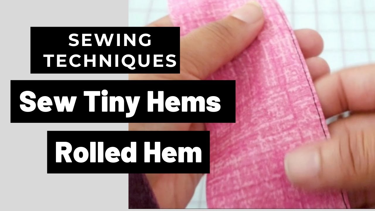 Sew a Rolled Hem Stitch Without Rolled Hem Foot, of Special Foot ...