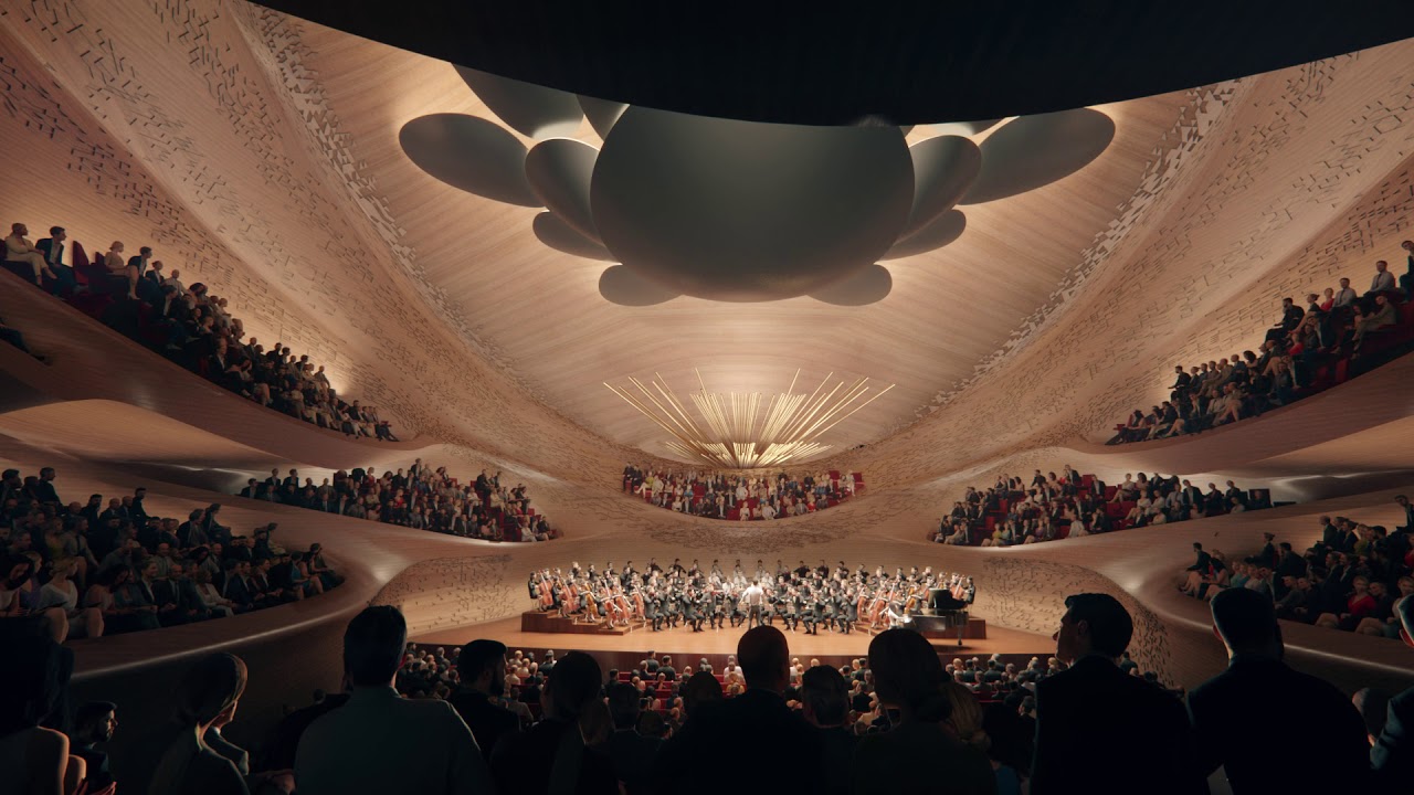 Zaha Hadid Architects' Sverdlovsk Philharmonic Concert Hall - YouTube