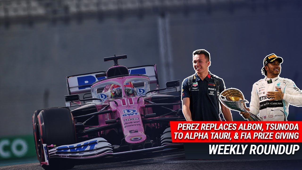 Perez replaces Albon, Tsunoda to Alpha Tauri & the FIA Prize Giving ...