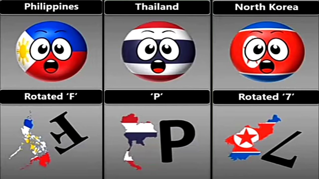 Countries Maps Looks like Letters And Numbers|| Maps Looks like Letters ...