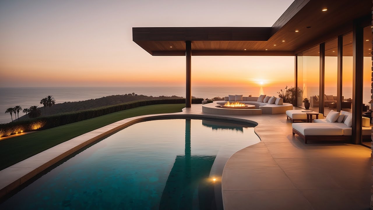 Sunset Waves & Poolside Bliss : Tinnitus Relief & Soothing Ocean Sounds ...