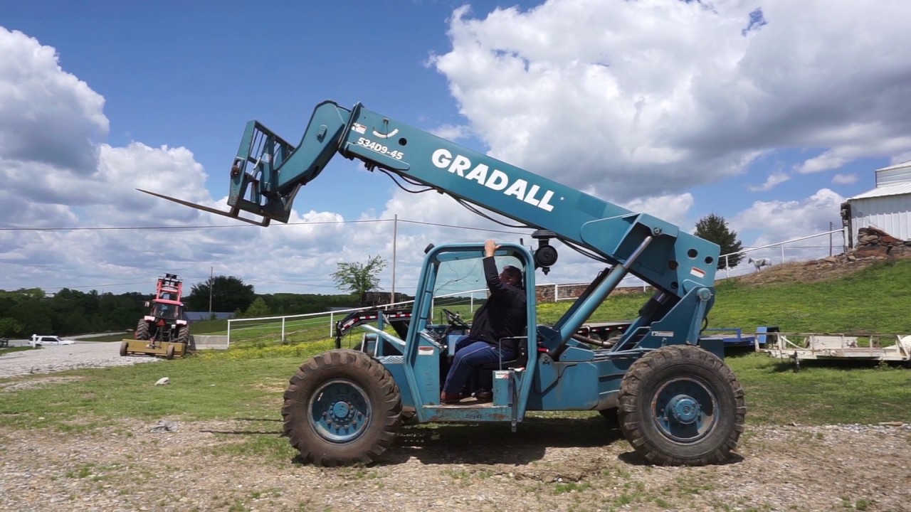 1999 Gradall 534D9-45 sn 0544940 Telehandler Part 1 InspectEquipment ...