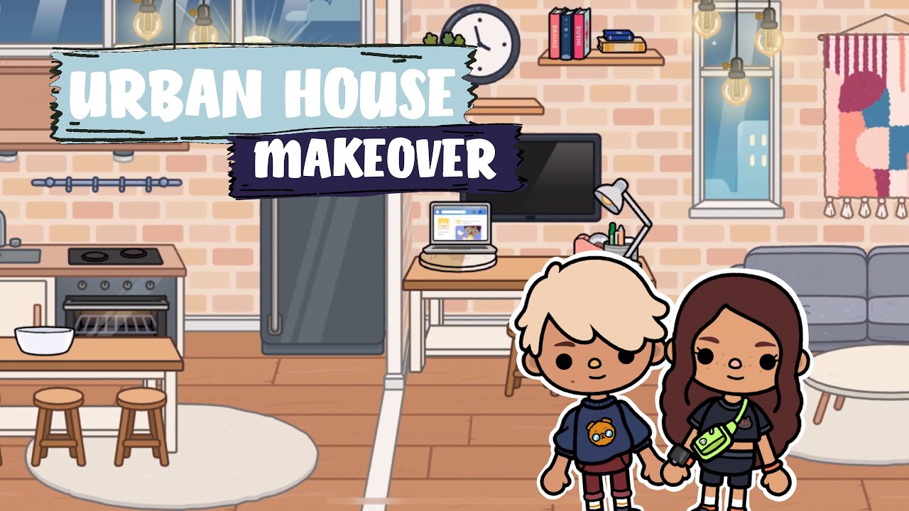 URBAN HOUSE makeover for YOUNG COUPLE | Toca Life - YouTube