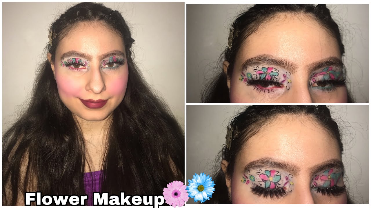 Flower Makeup Tutorial - YouTube