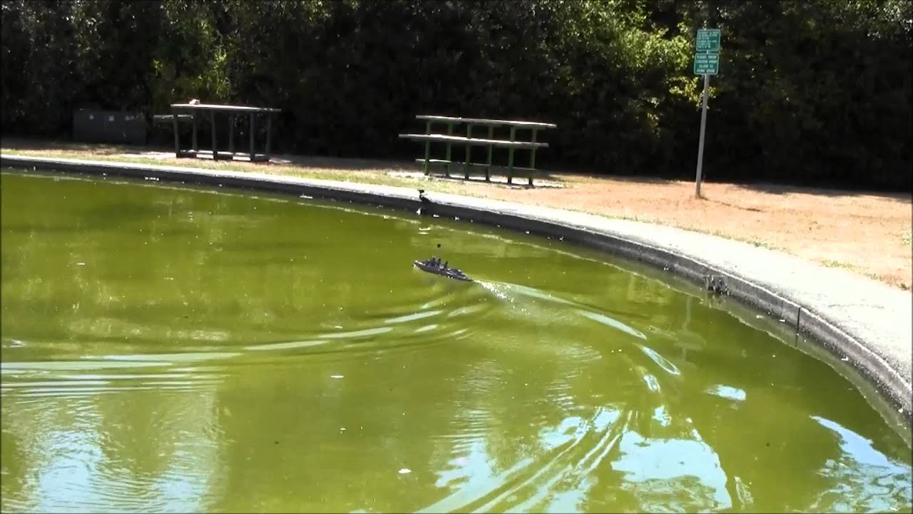 Blue Devil RC Destroyer Sea Trials - YouTube