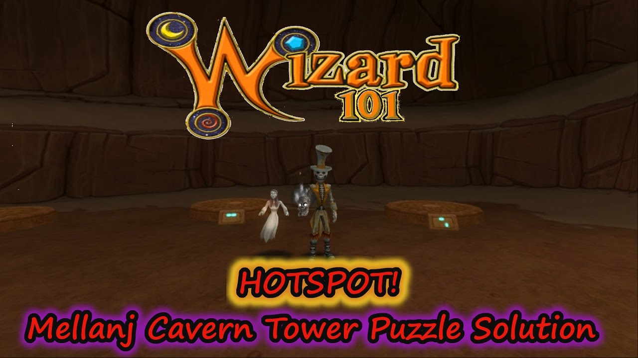 Wizard101 HOTSPOT! Mirage Sand Worm Mellanj Cavern Puzzle Solution ...