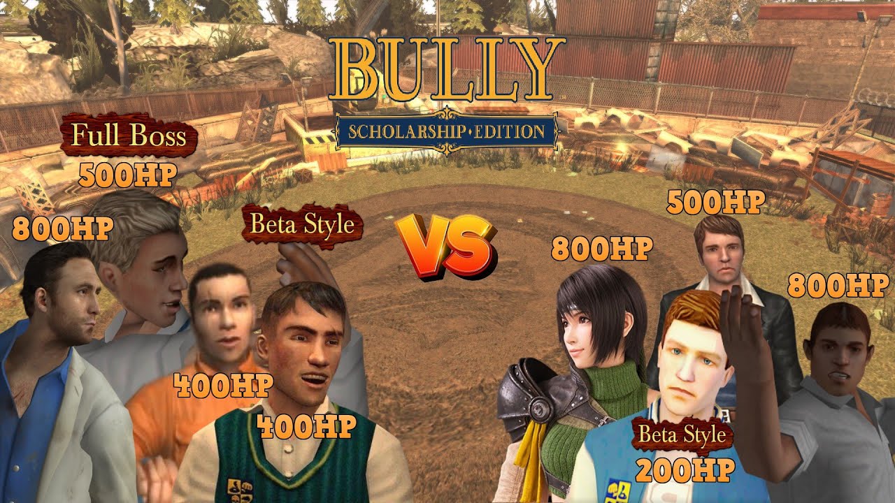 Bully SE: Nick, Derby (FB), Edgar & Gary (Beta) vs Yuffie, Ted (Beta ...