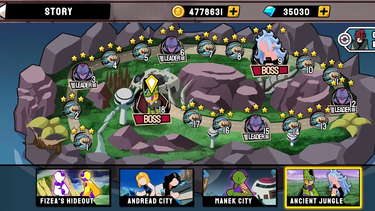 playing this stick warrior game with all characters i got @stick ...