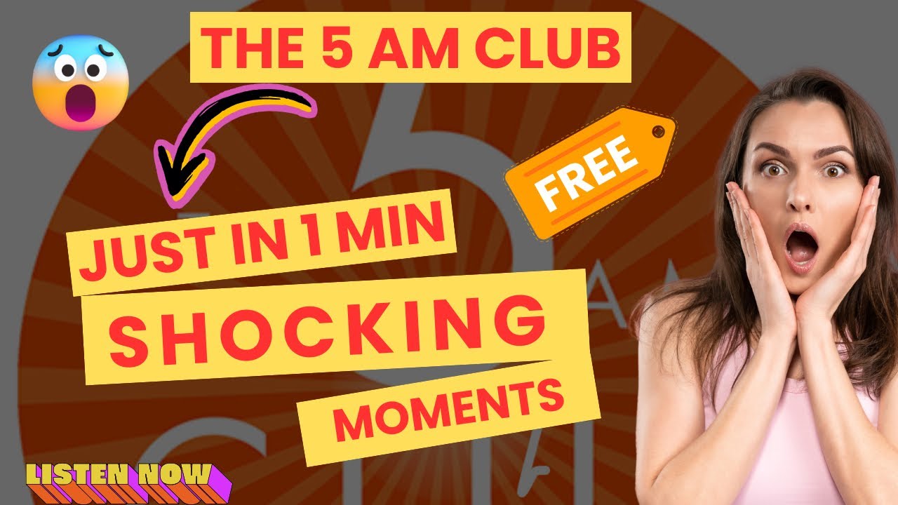 “The 5AM Club Summary | Life-Changing Morning Routine for Success ...