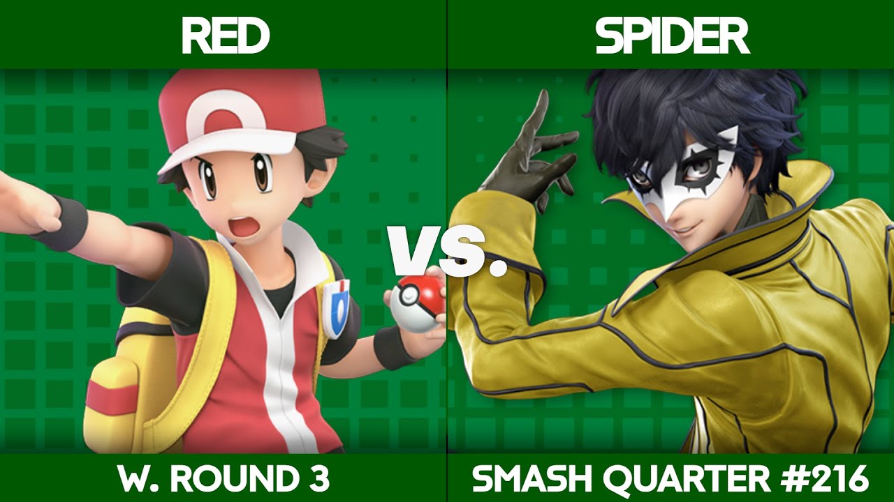 Smash Quarter 216 - Red (PT) vs Spider (Joker): Winners Round 3 - YouTube