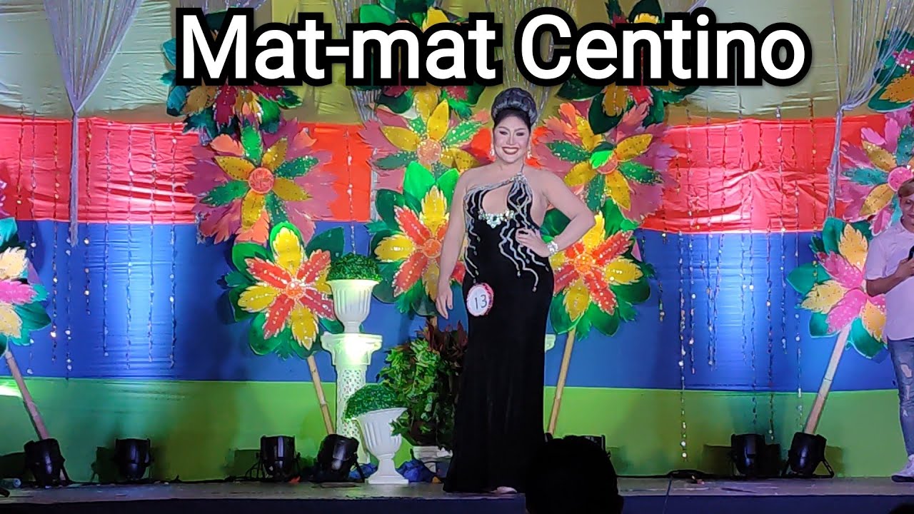 Matricamae "mat-mat" Centino Top5 final Q&A Dyosa ng Labuin 2022 - YouTube