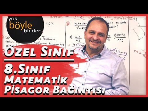 8.Sınıf - Matematik Pisagor Bağıntısı ÖZEL SINIF 7