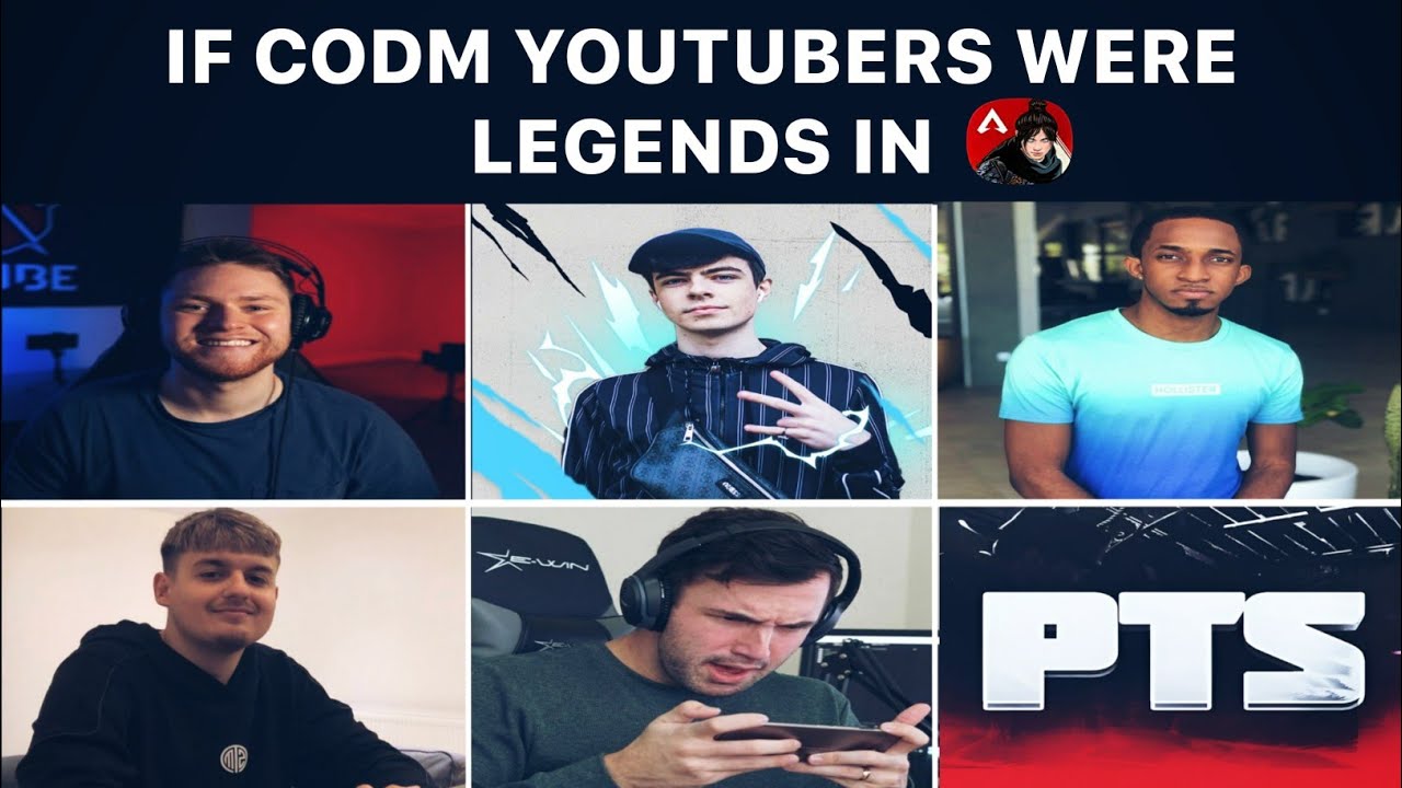 CODM YouTubers as LEGENDS In Apex Mobile - YouTube