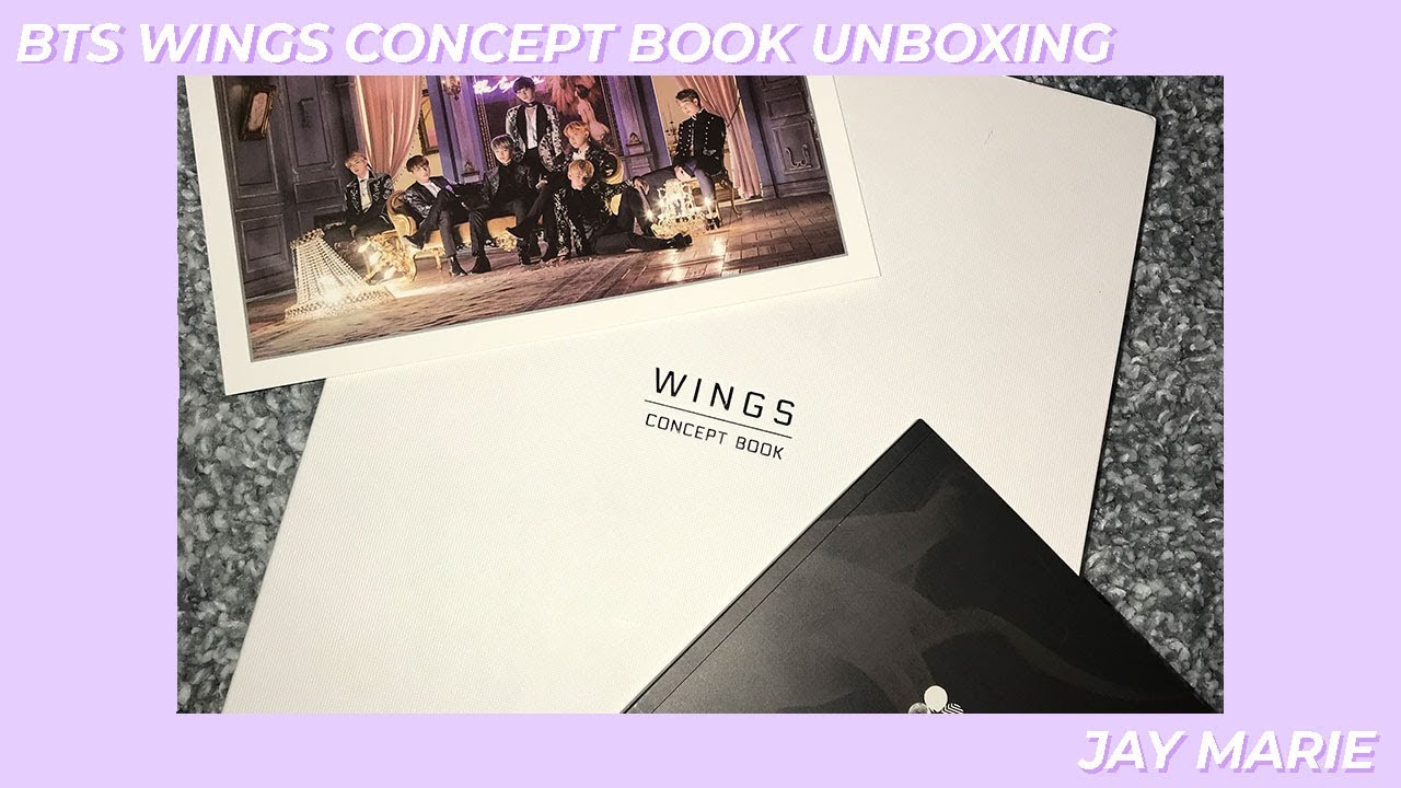 BTS Wings Concept Book Unboxing [I've wanted this for YEARS] - YouTube