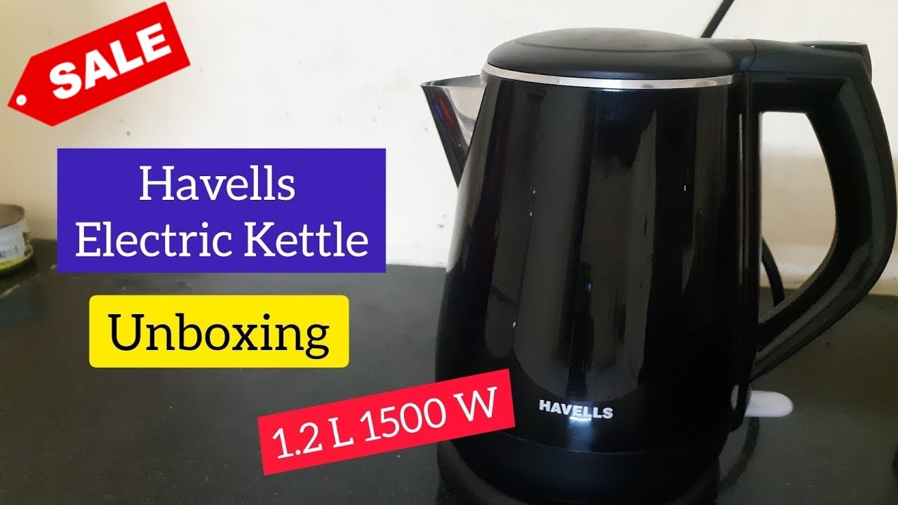 Havells Aqua Plus Electric Kettle 1.2 L 1500 W Unboxing | UnboxWithAjay ...