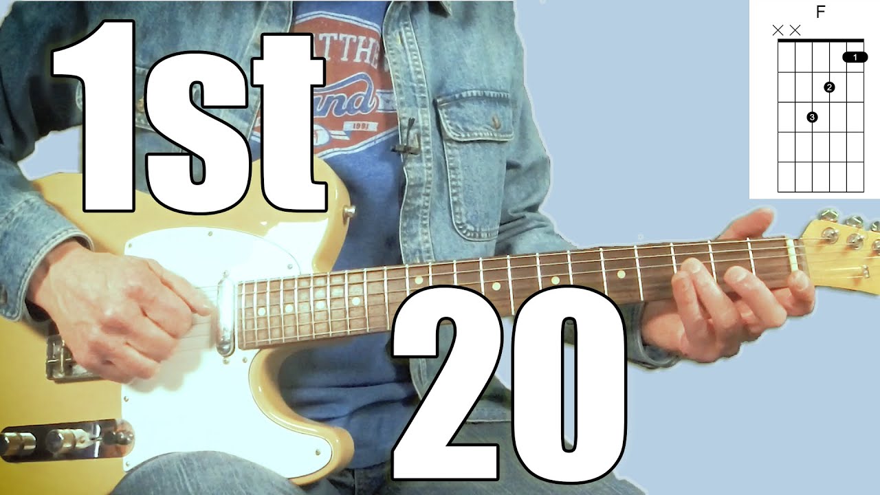 Mastering The 20 Essential Beginner Guitar Chords - YouTube